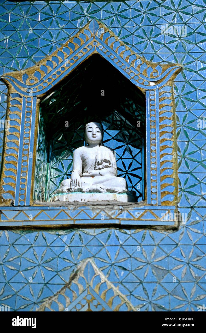 Exterior of the Mahagiri shrine atop Mt Poppa Burma Myanmar Stock Photo ...