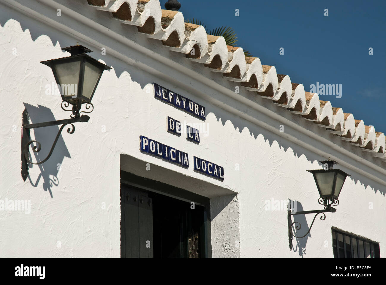 Local Police Headquarters Spain Stock Photo - Alamy