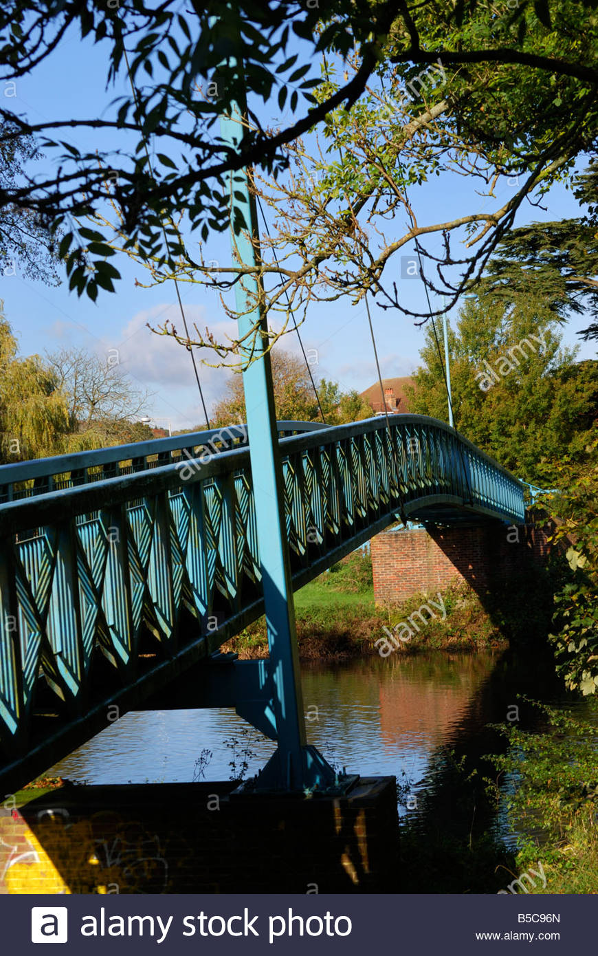 Mortain Suspension Bridge High Resolution Stock Photography and Images ...
