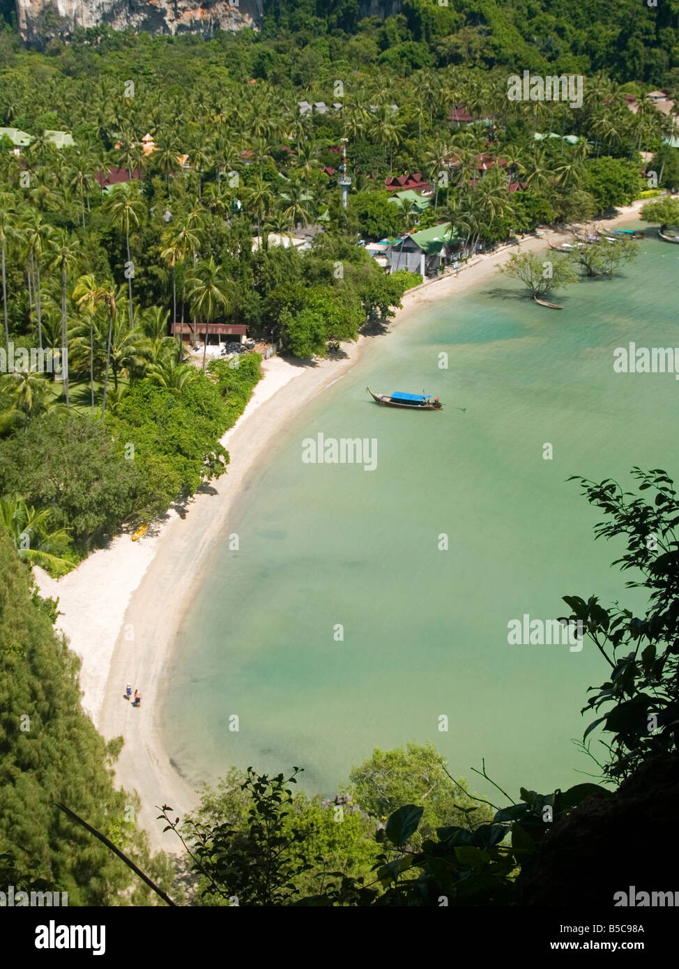 Aerial view rai leh beach hi-res stock photography and images - Alamy