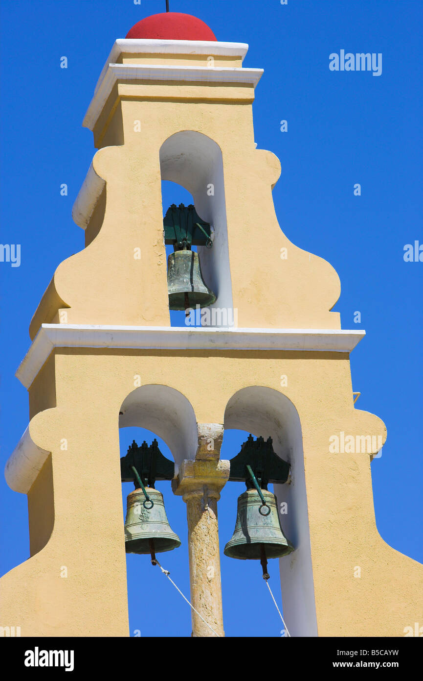 monastery bells Paleokastritsa Corfu Stock Photo - Alamy