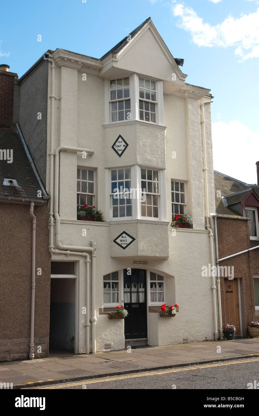 The Text House Denholm Scotland built by Dr John Haddon Stock Photo - Alamy