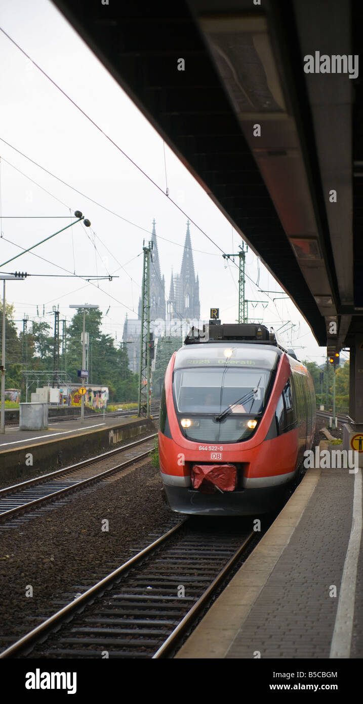 Deutsche Bahn train in Cologne Germany Stock Photo - Alamy