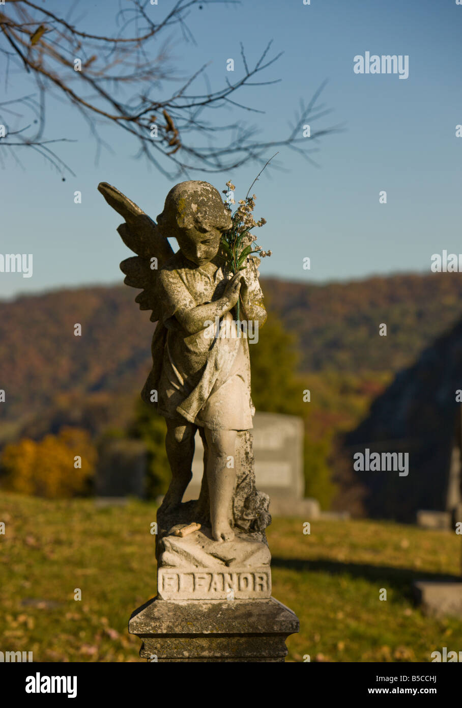 A monument in the Harper Cemetery at Harpers Ferry, West Virginia ...