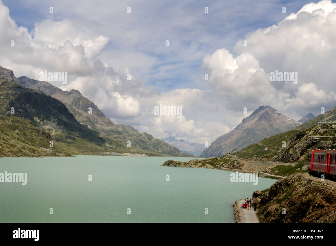 The Bernina Express from Switzerland to Italy Stock Photo - Alamy