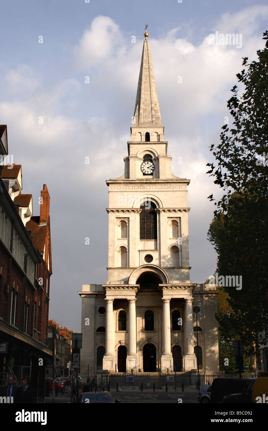 Christ Church Spitalfields London Stock Photo - Alamy