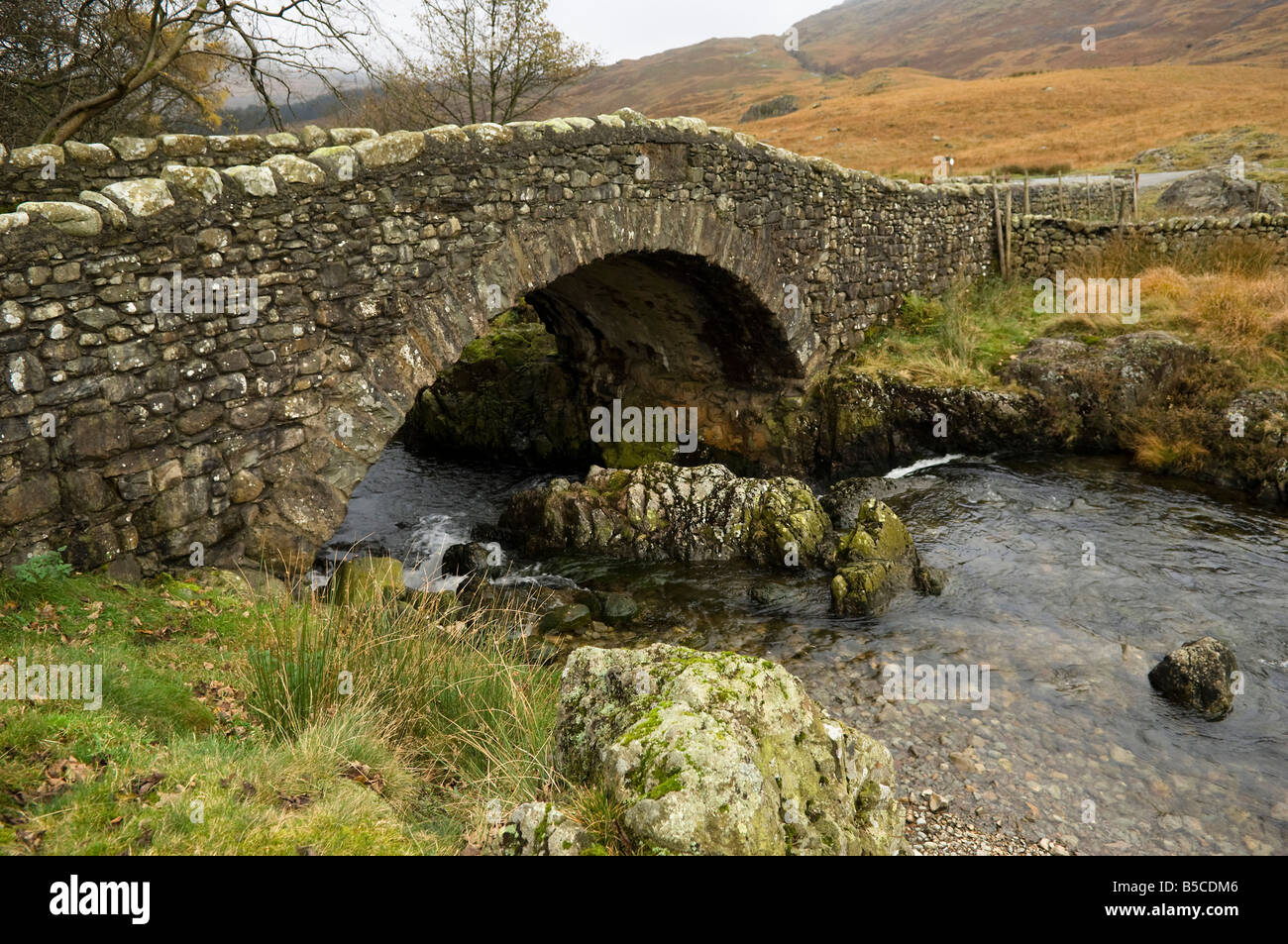 Stone arch bridge, Cumbria Stock Photo - Alamy