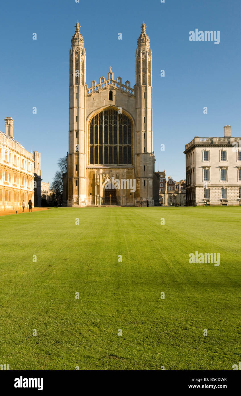 Exterior of Trinity College chapel, Cambridge University, UK Stock ...