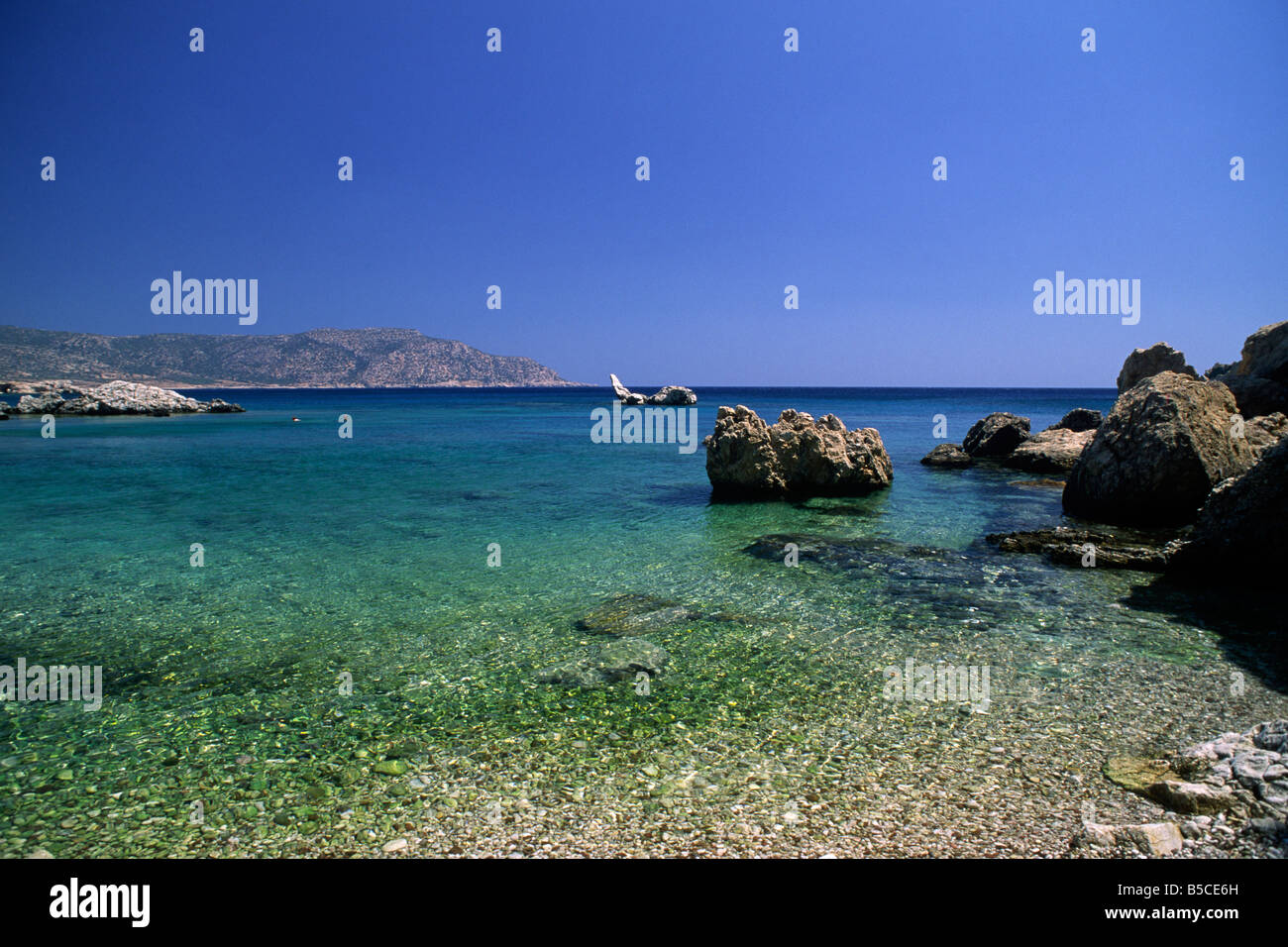 Greece, Dodecanese Islands, Karpathos, Ammoopi Stock Photo - Alamy