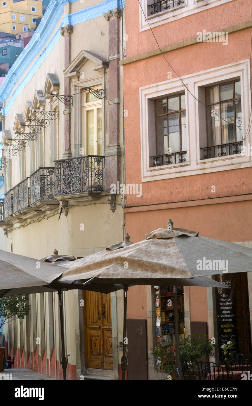 Cafe in colonial Mexico Stock Photo - Alamy