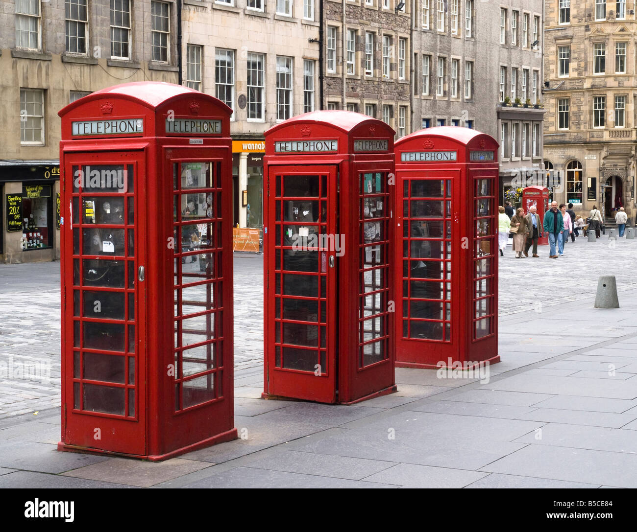 Red telephone boxes Stock Photo - Alamy