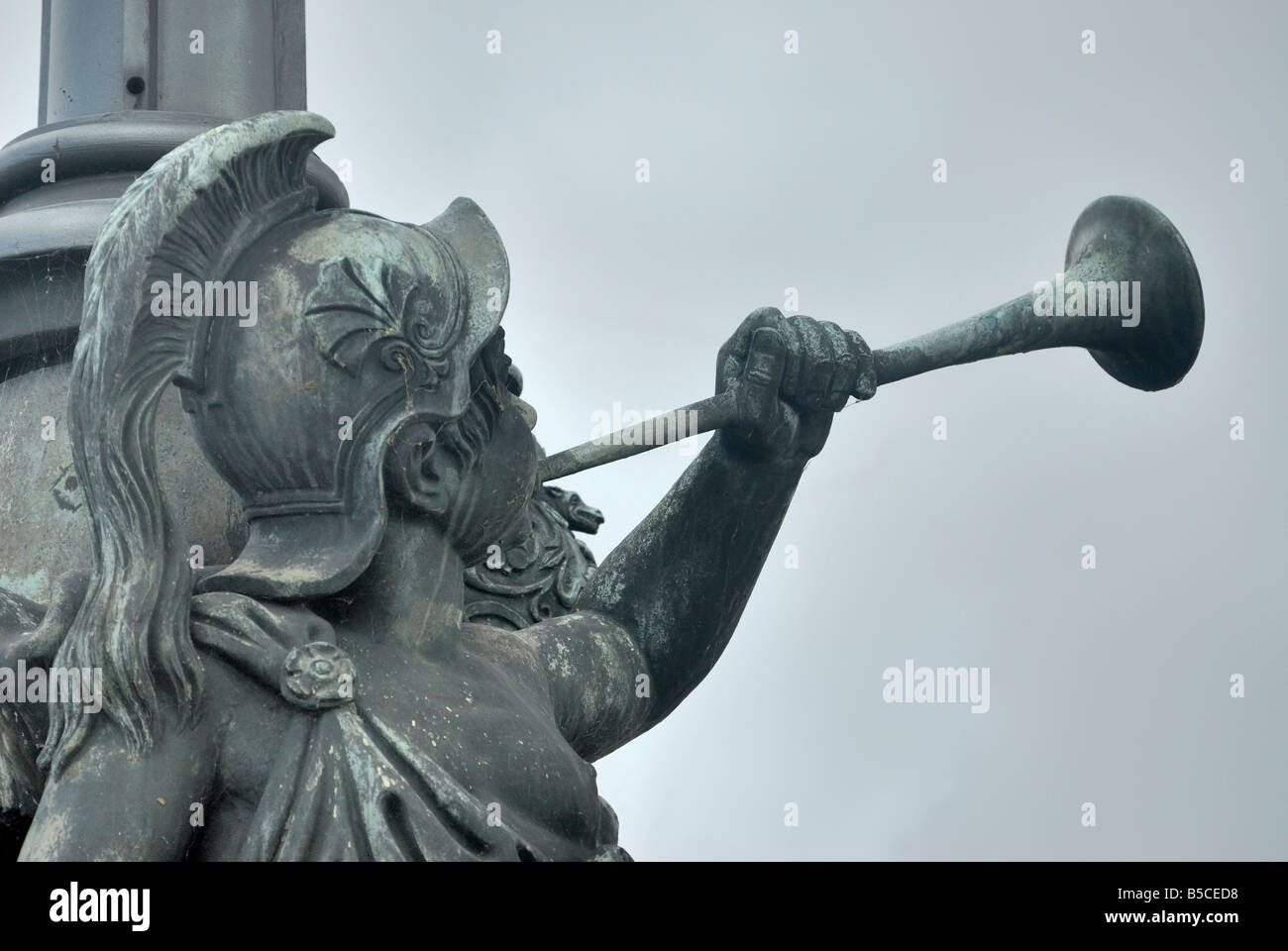 Figure of the bronze Roman soldier Berlin Germany Stock Photo - Alamy