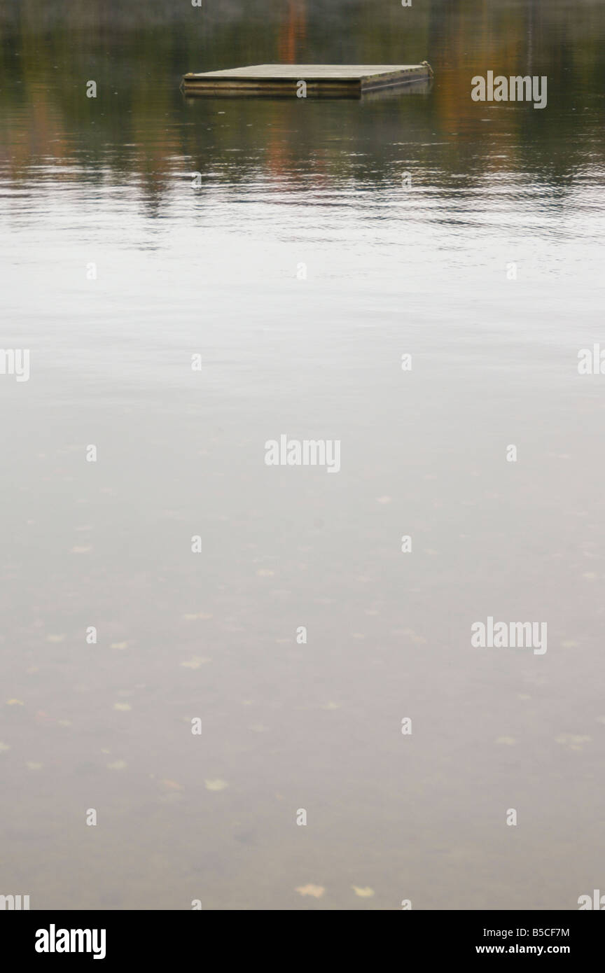 Raft in the lake Stock Photo - Alamy