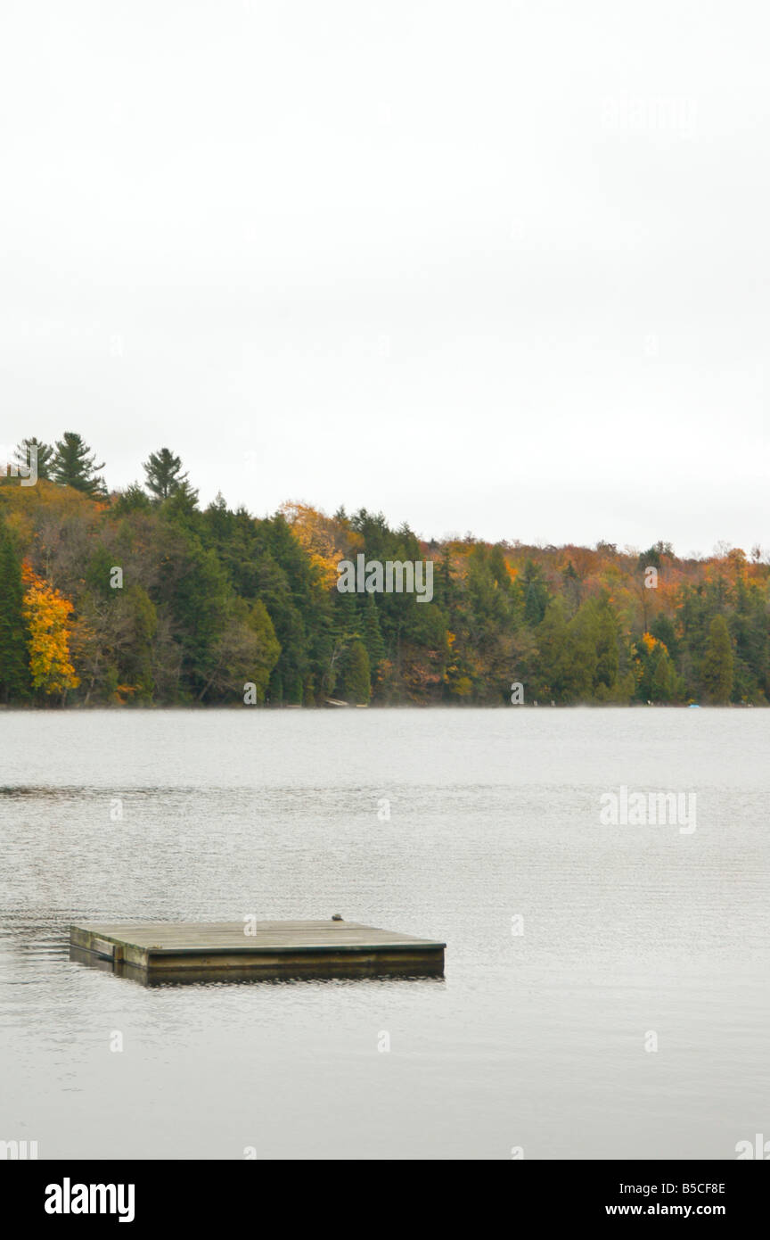 Raft in the lake Stock Photo - Alamy