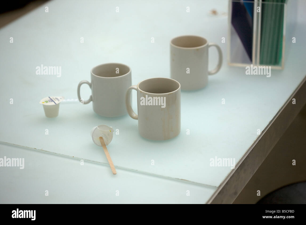 Three Coffee Mugs Stock Photo - Alamy