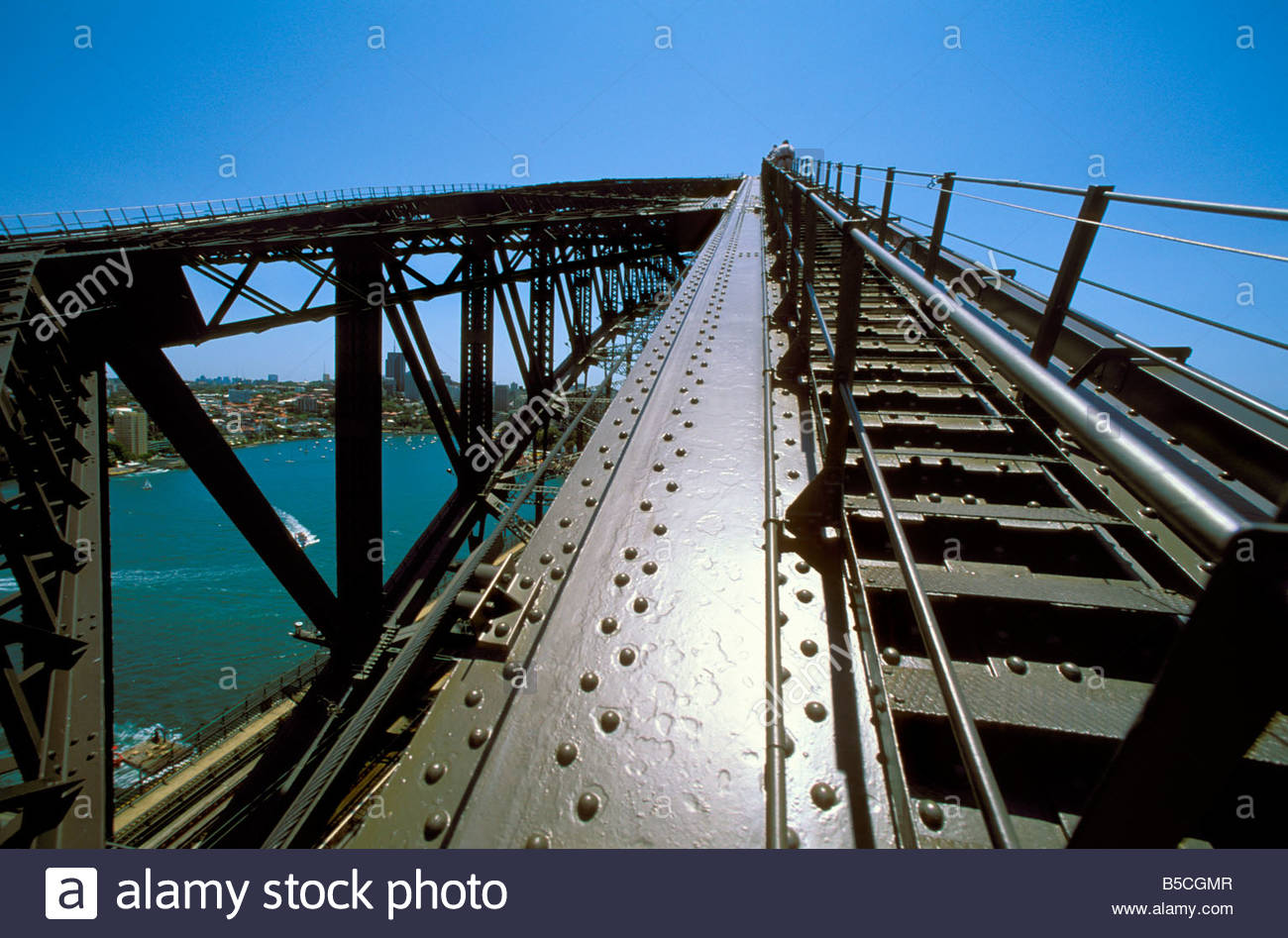 Climbing To The Top Of The Bridge High Resolution Stock Photography and ...