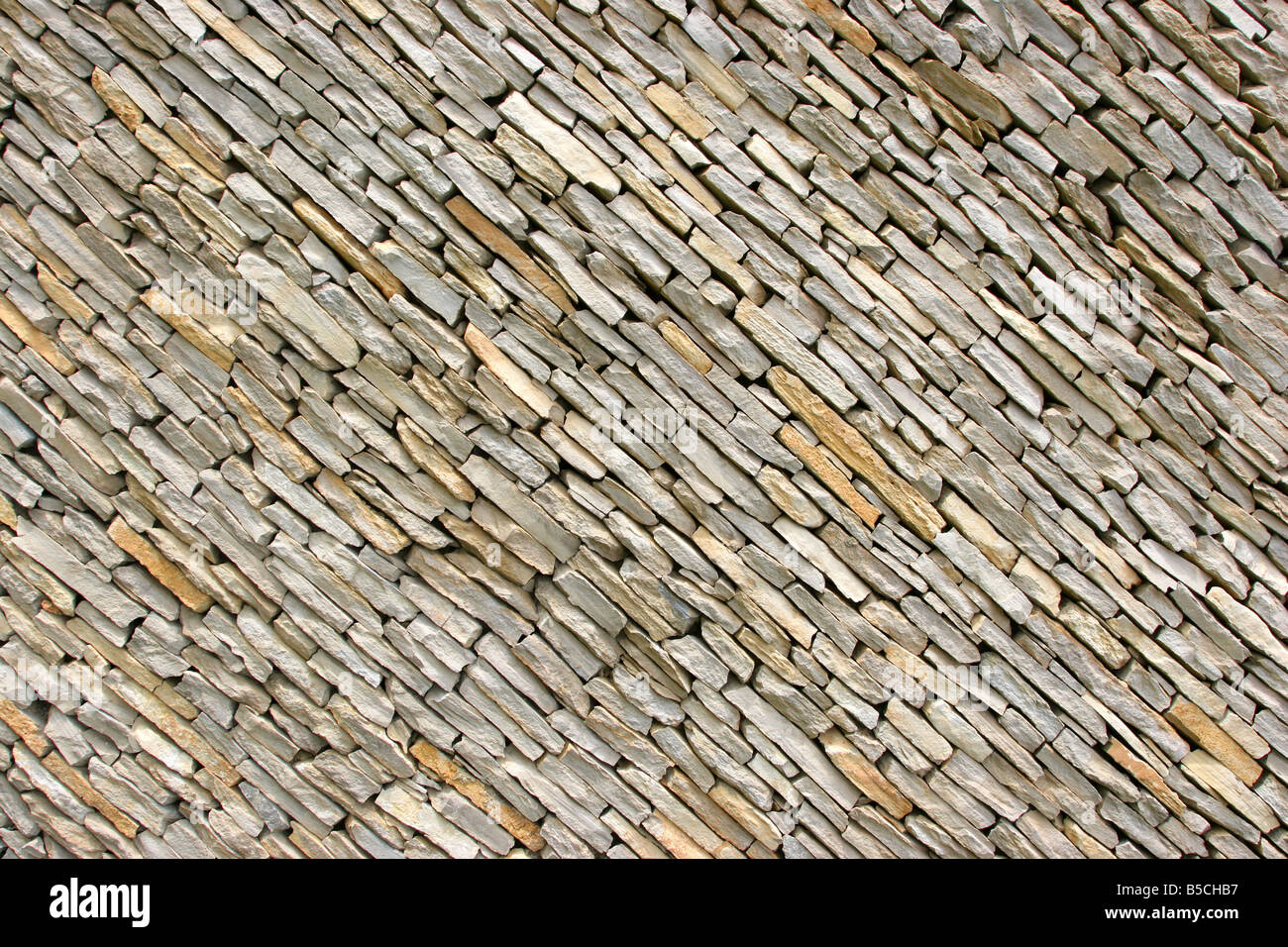 horizontal small brick wall on a diagonal perspective Stock Photo - Alamy