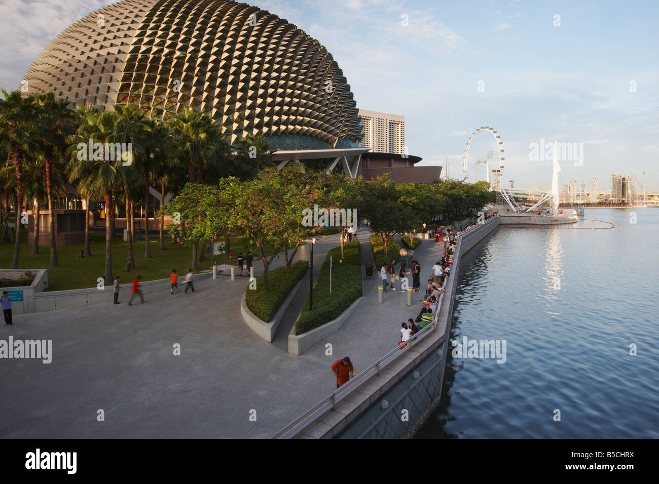Esplanade Theatres On The Bay Singapore Stock Photo - Alamy