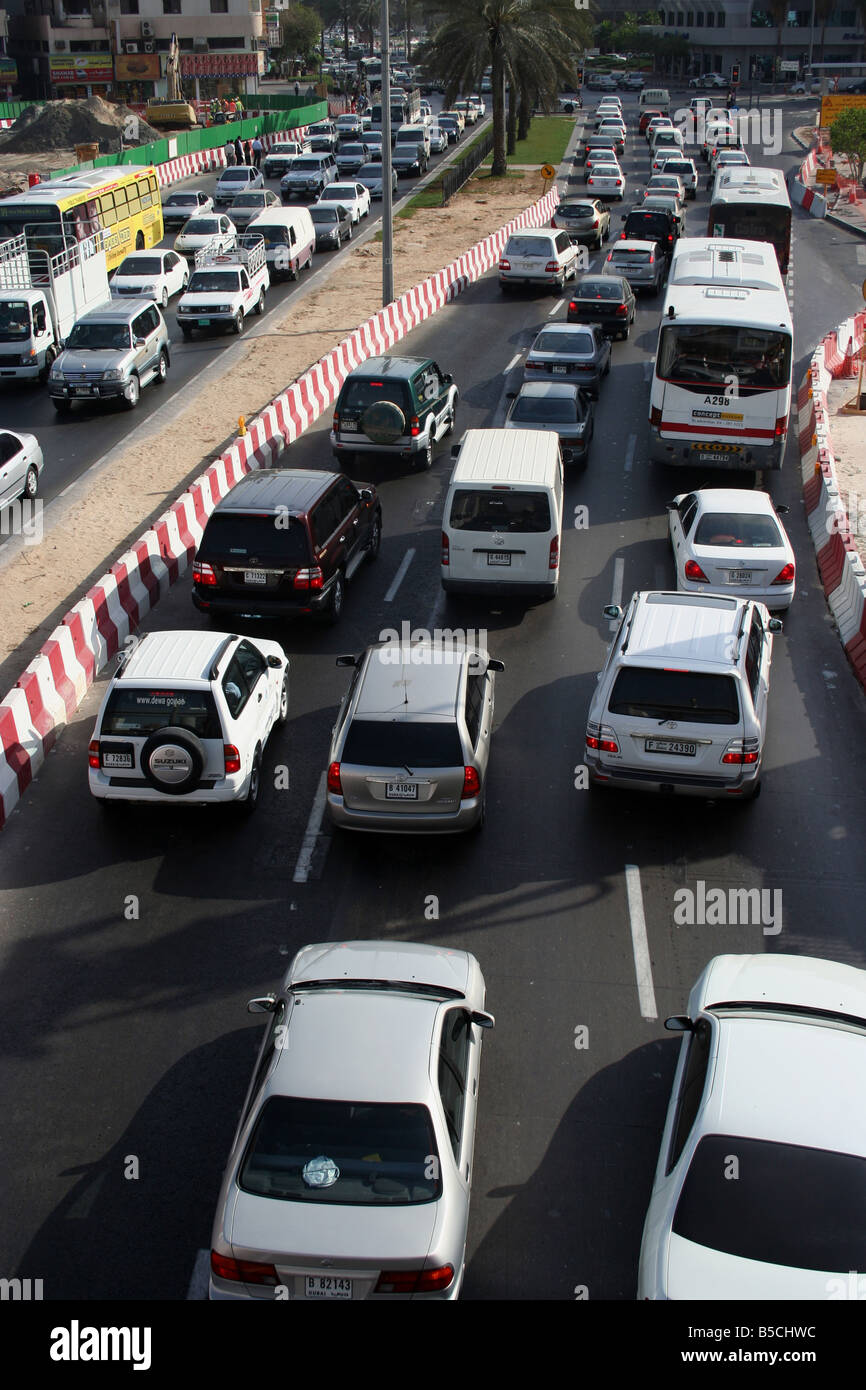 Dubai traffic jam hi-res stock photography and images - Alamy