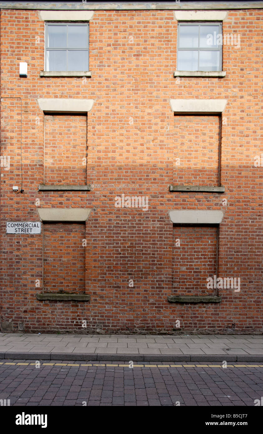 Bricked up windows Stock Photo - Alamy