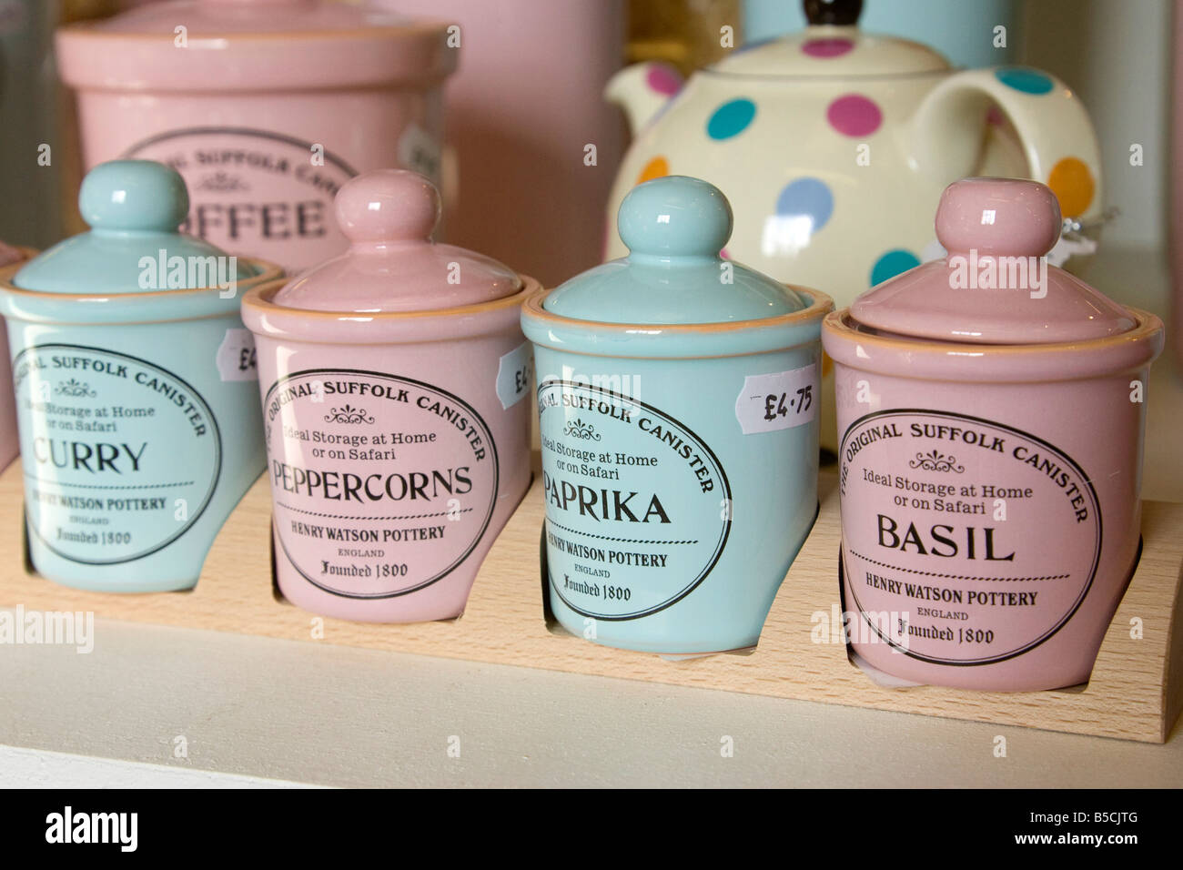 earthenware pottery at Henry Watson Potteries at Wattisfield in Suffolk ...