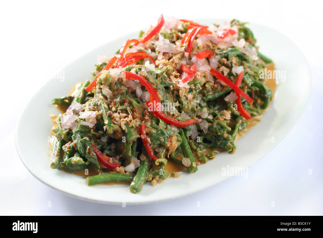 Nyonya sayur paku Stock Photo - Alamy