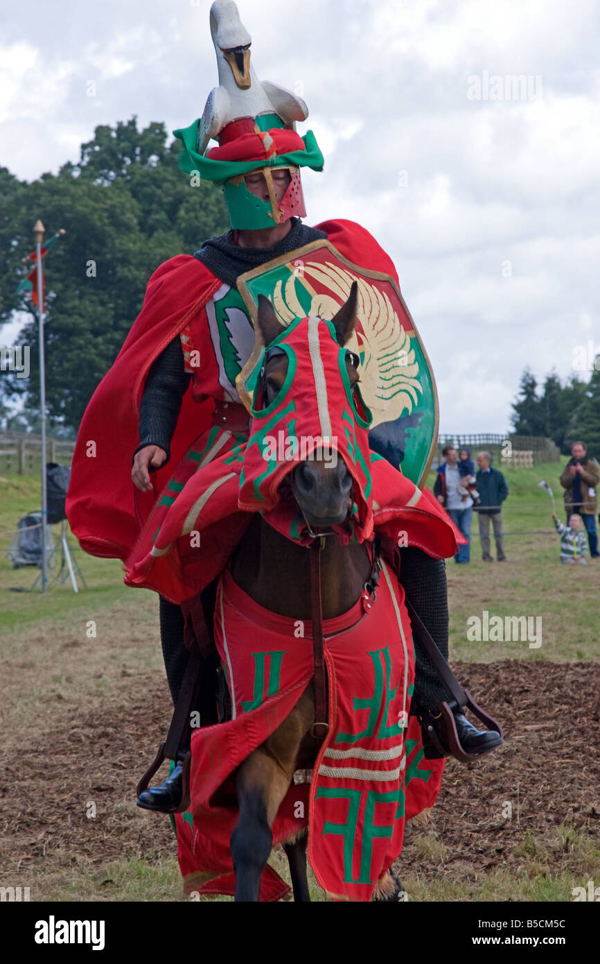 Red knight joust medieval jousting hi-res stock photography and images ...