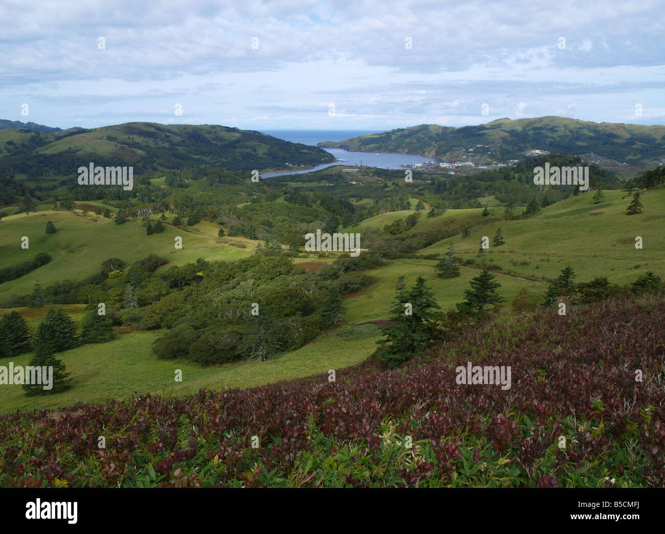 Shikotan island landscape Stock Photo - Alamy