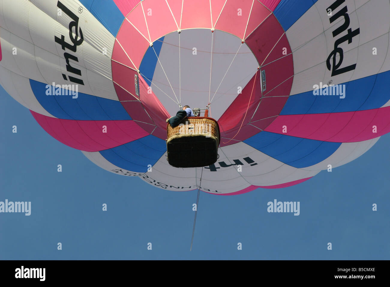 Intel Balloon at Bristol Hot Air Balloon Festival Stock Photo - Alamy