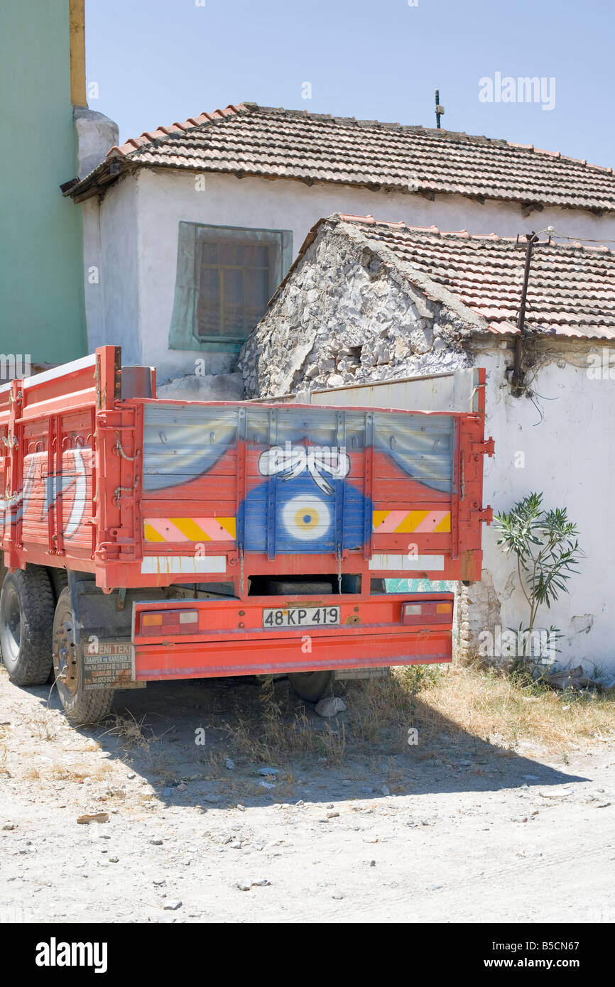 Turkish truck, rear view, Turkey, Asia Minor, Eurasia Stock Photo - Alamy