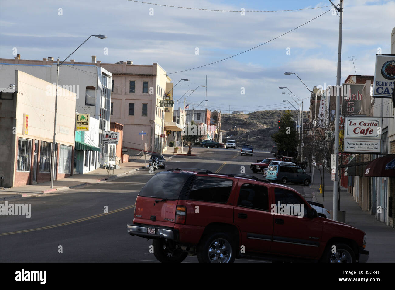 One of the main streets in Globe, Arizona Stock Photo - Alamy