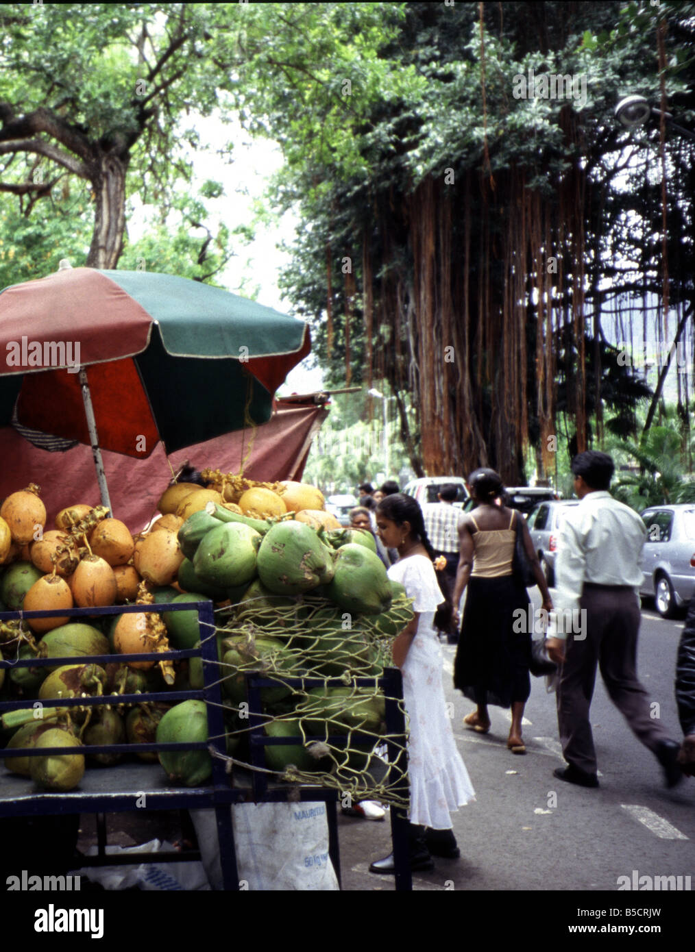 A busy street scene in Port Louis, Mauritius Stock Photo - Alamy