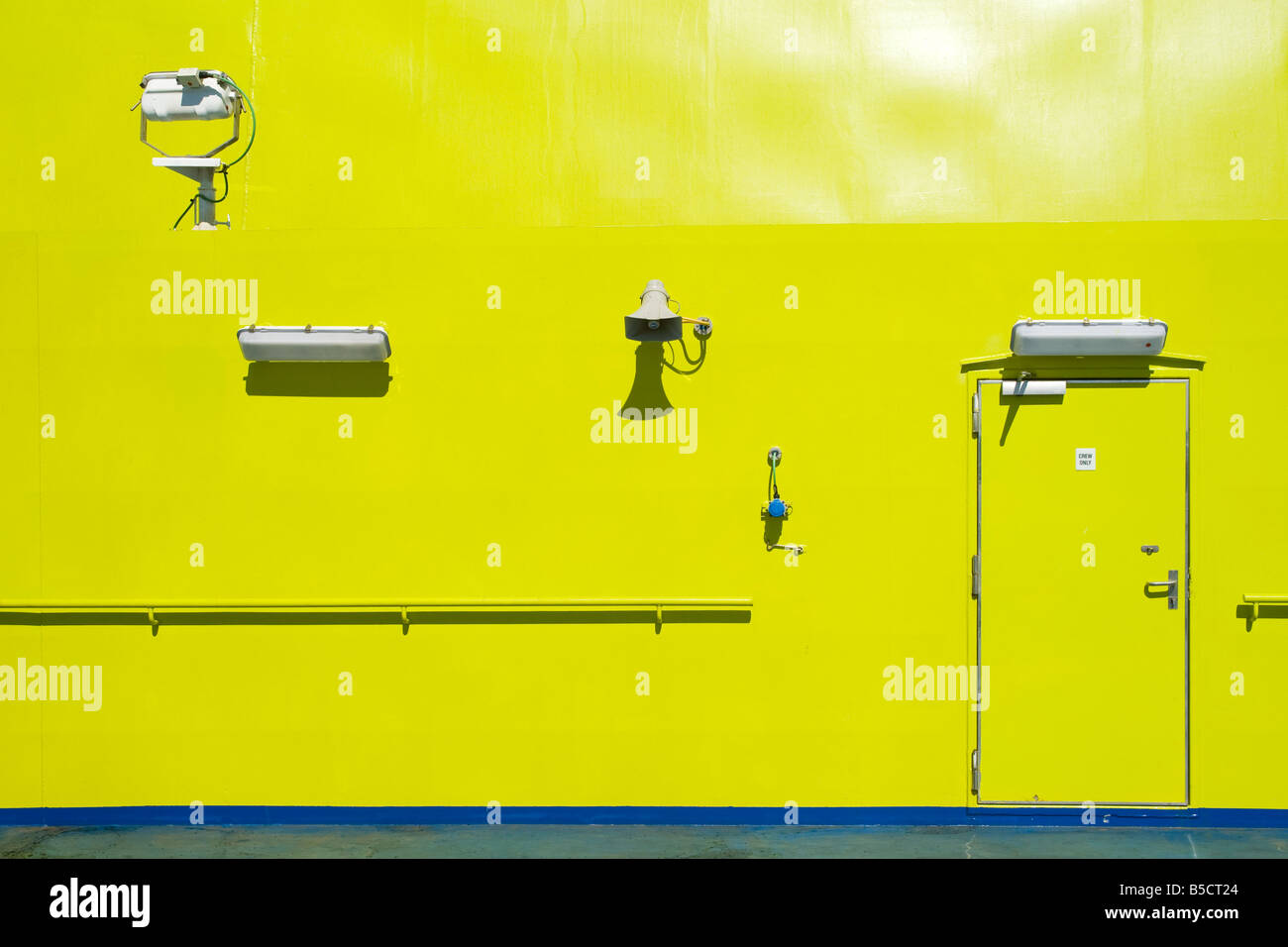 Detail of deck on the fast ropax ferry, MS Pascal Lota, formerly MS ...