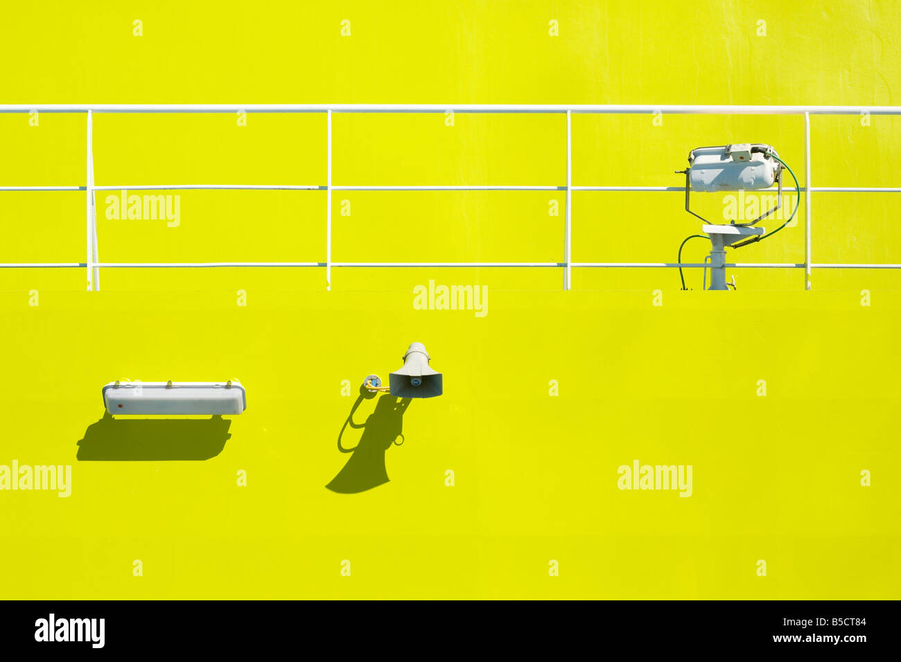 Detail of deck on the fast ropax ferry, MS Pascal Lota, formerly MS ...