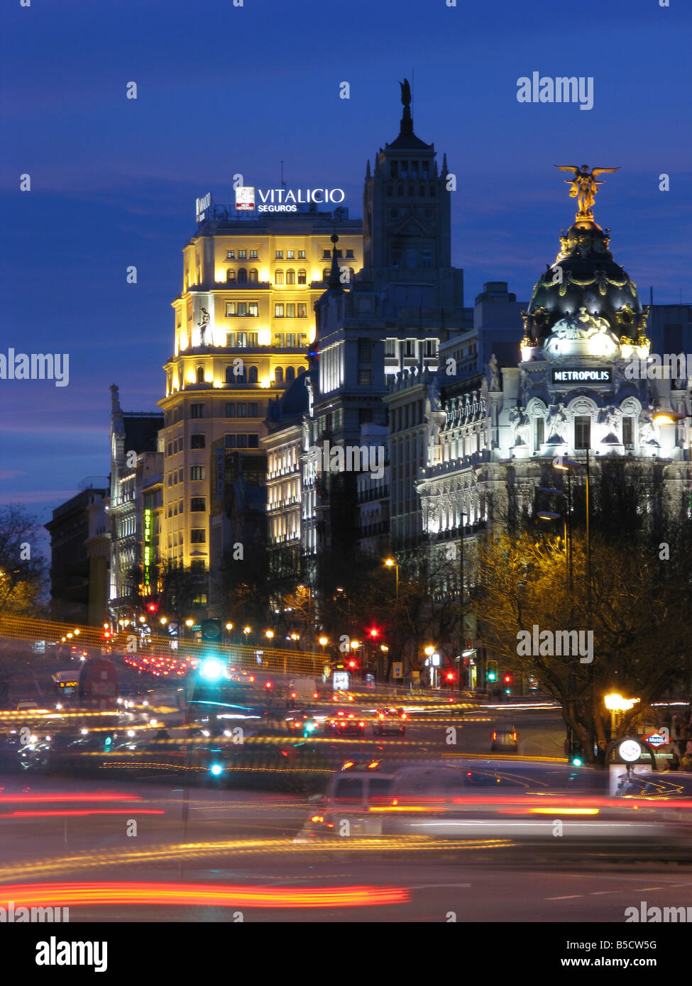 Spain crossing road madrid hi-res stock photography and images - Alamy