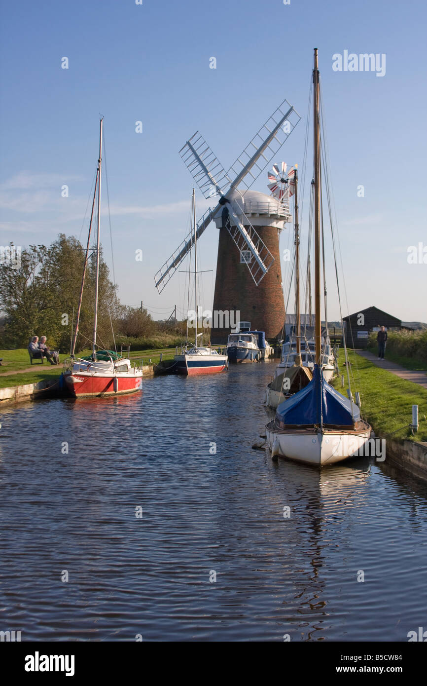 Horsey wind pump water pump hi-res stock photography and images - Alamy
