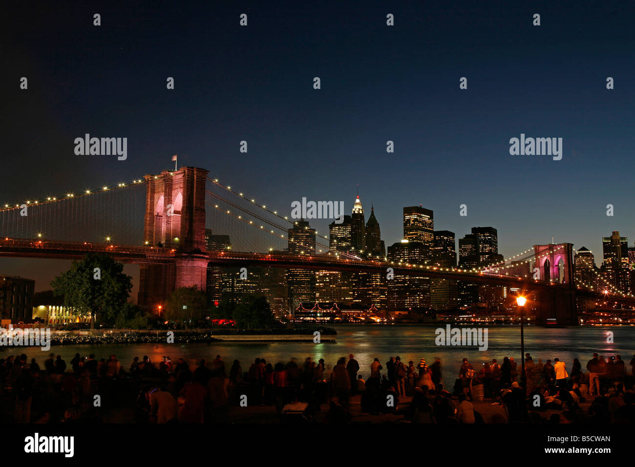 Brooklyn Bridge celebration Stock Photo - Alamy