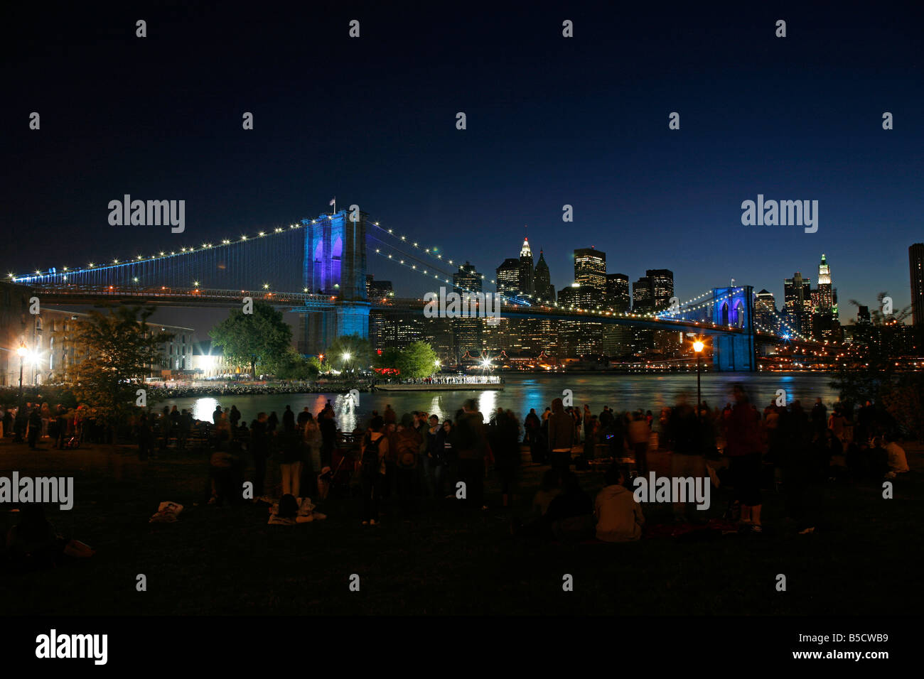 Brooklyn Bridge celebration Stock Photo - Alamy