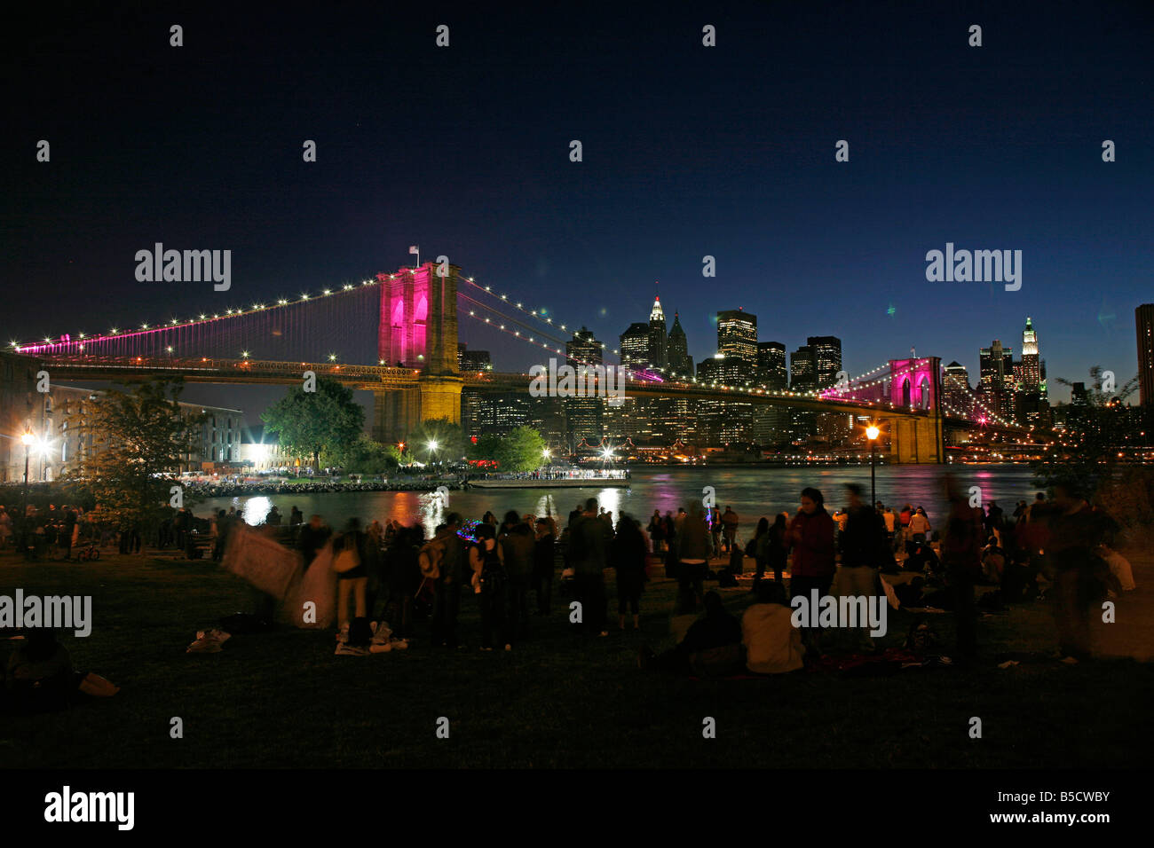 Brooklyn Bridge celebration Stock Photo - Alamy