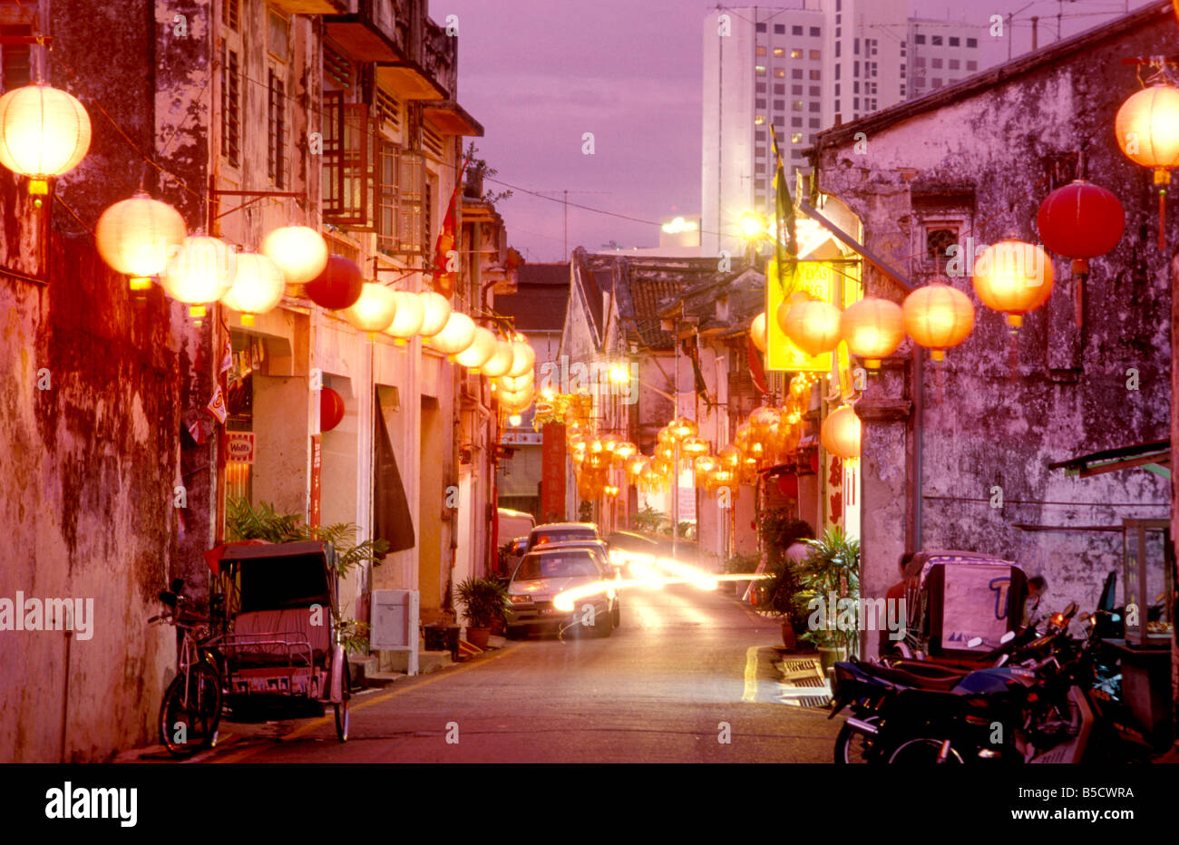 chinatown melaka malacca malaysia Stock Photo - Alamy