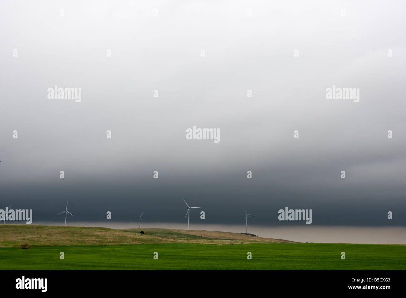 A small wind farm in the midwest Stock Photo - Alamy