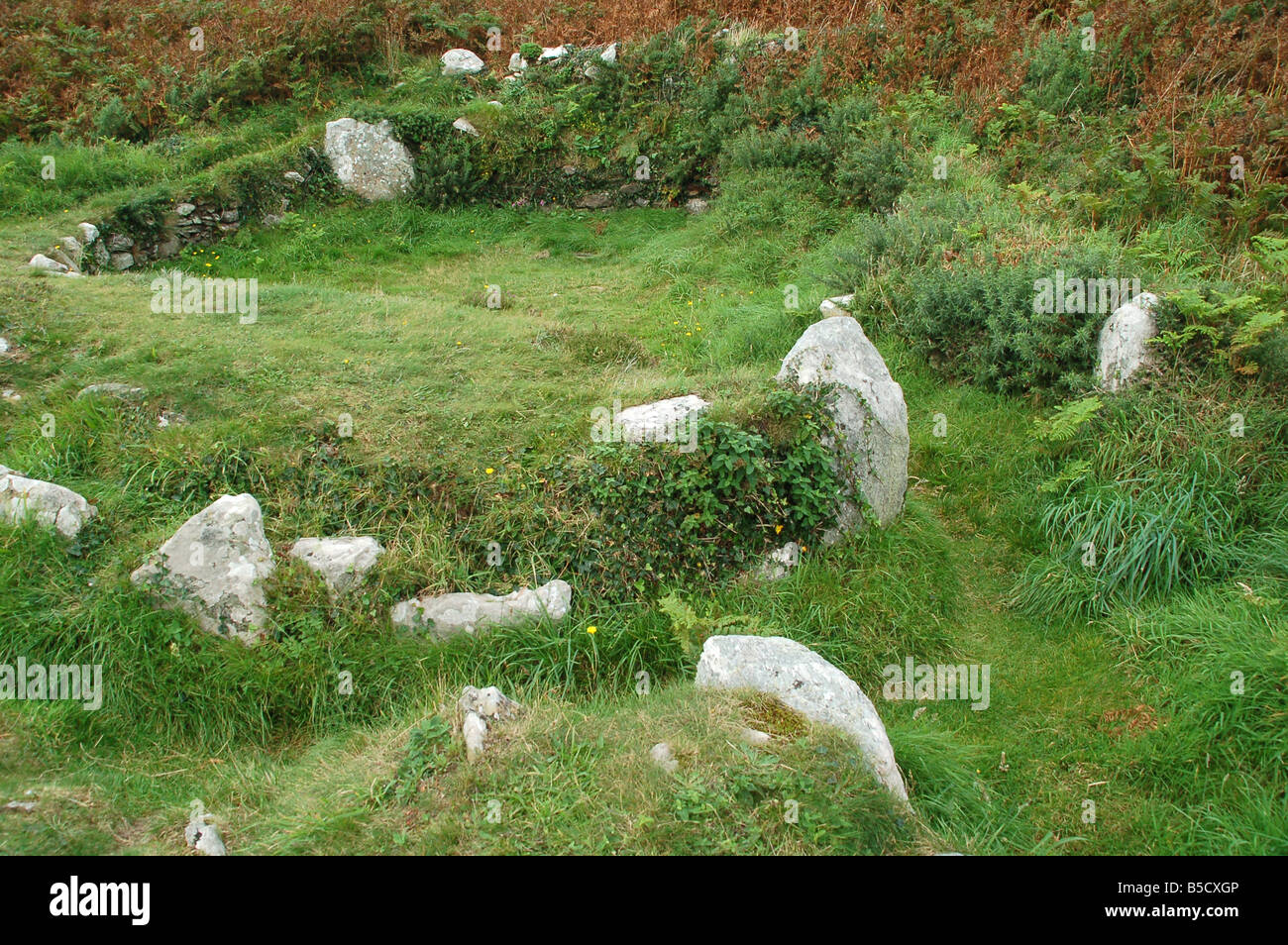 Remains of farmers' huts used from the Iron Age to Roman times on South ...