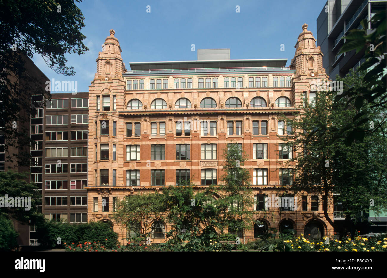 National Buildings in Manchester UK Stock Photo - Alamy