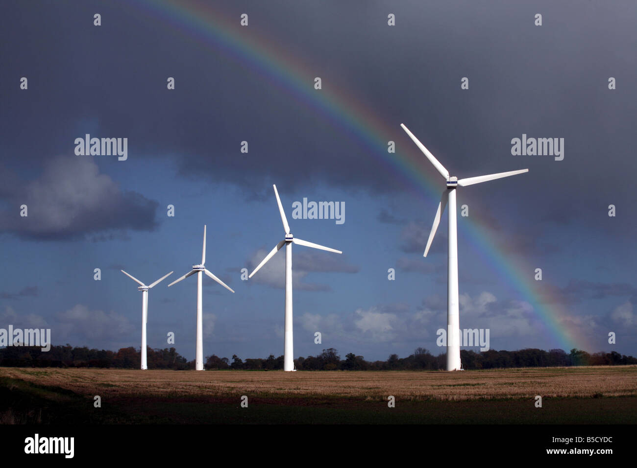 Wind Turbines, East Somerton, Norfolk, UK Stock Photo - Alamy
