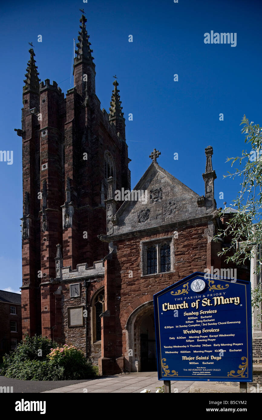 Totnes St Mary s Church mid 15th century Devon Great Britain United ...
