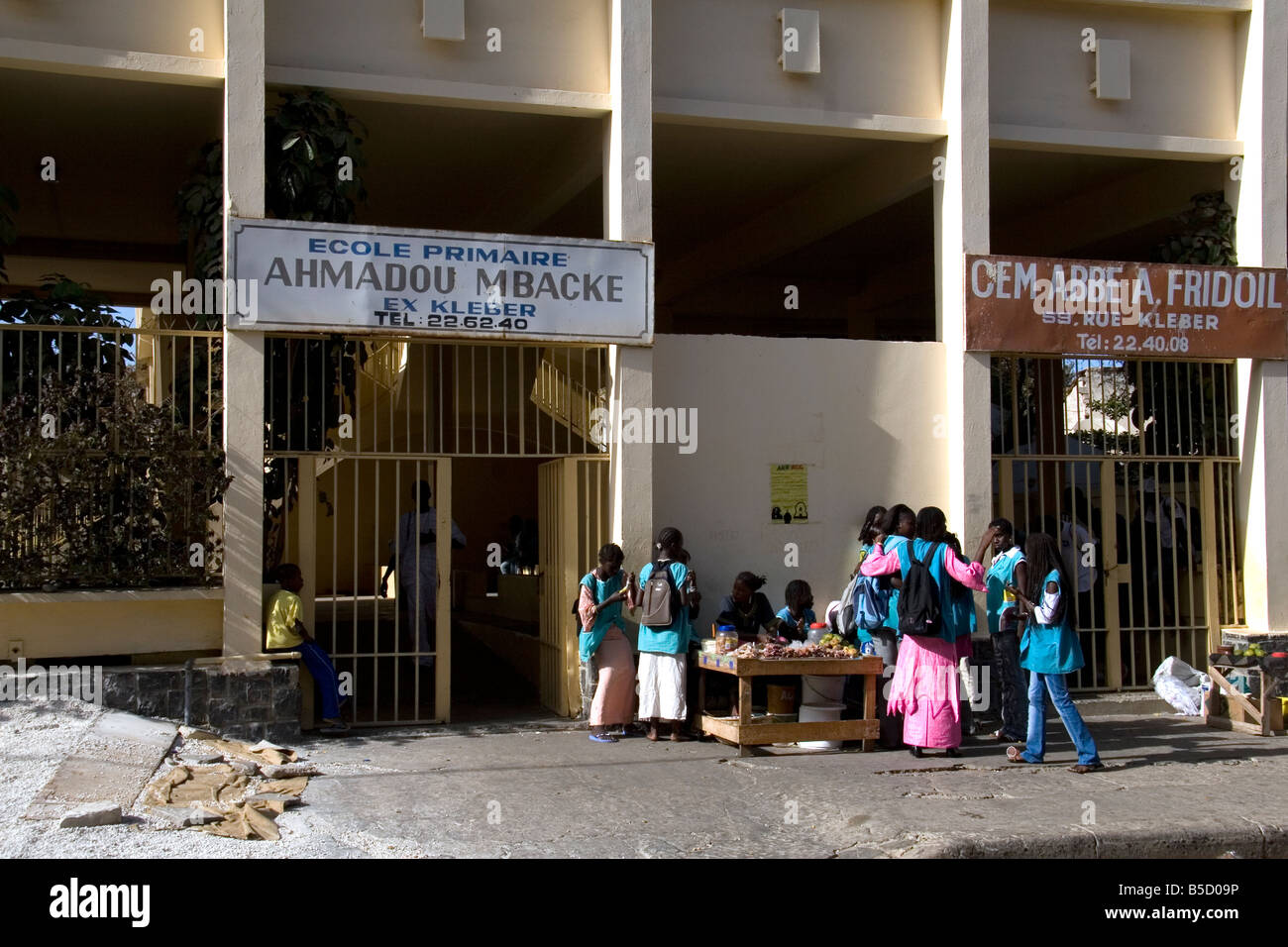Primary school and kindergarten Dakar Senegal Stock Photo - Alamy