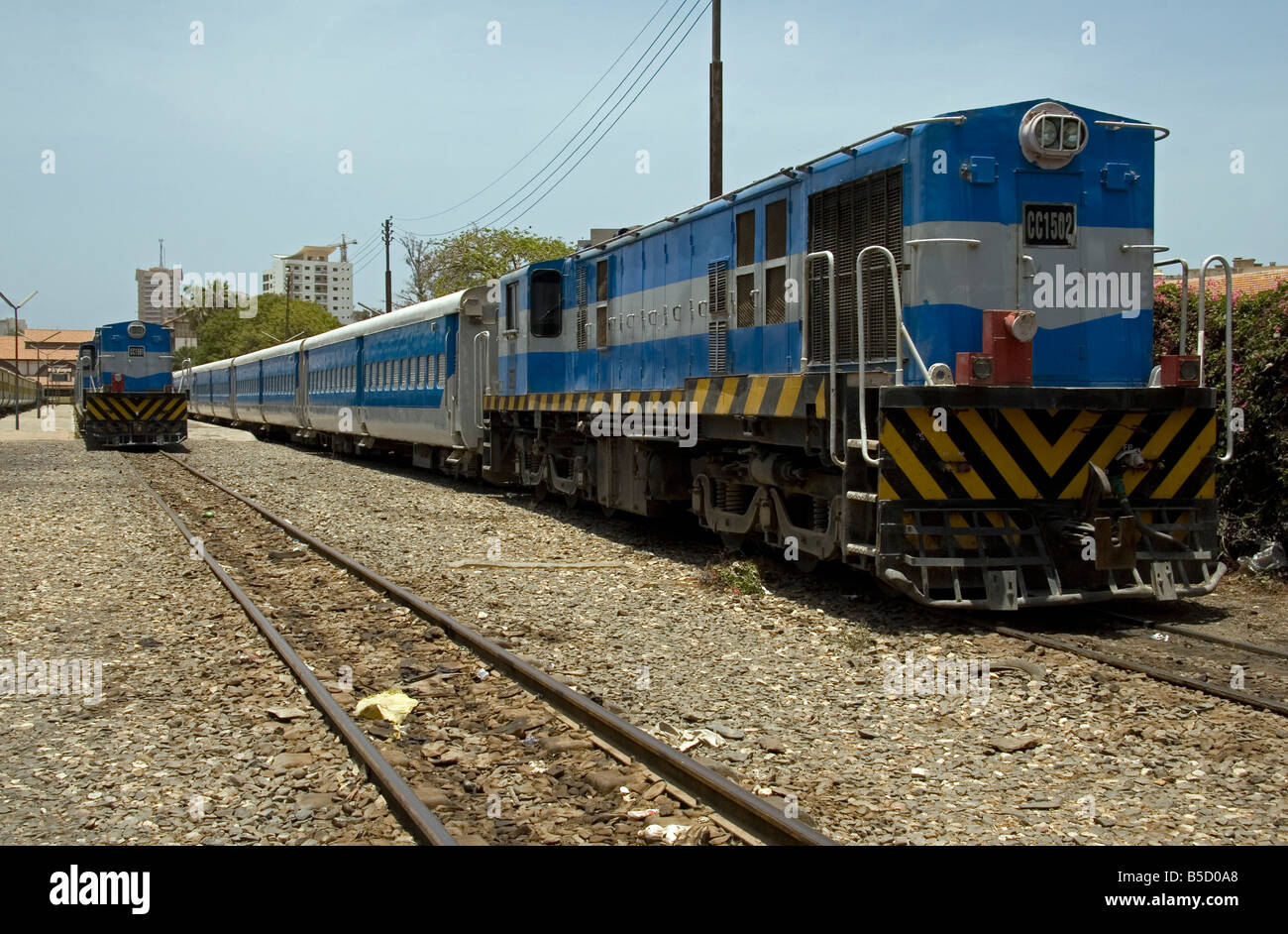 Trains at Dakar Railway Station Senegal Stock Photo - Alamy