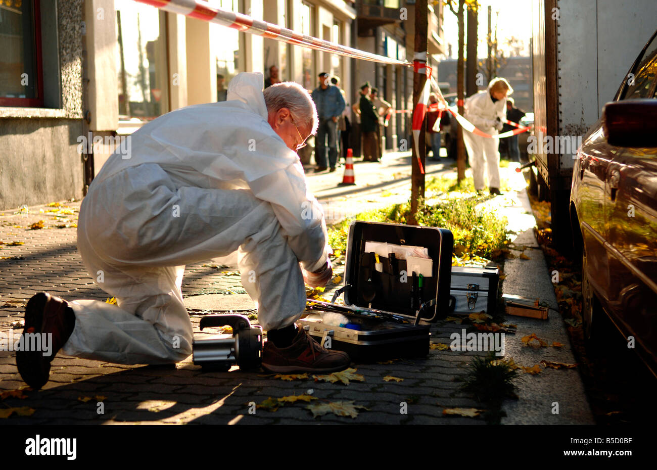 Crime scene securing hi-res stock photography and images - Alamy