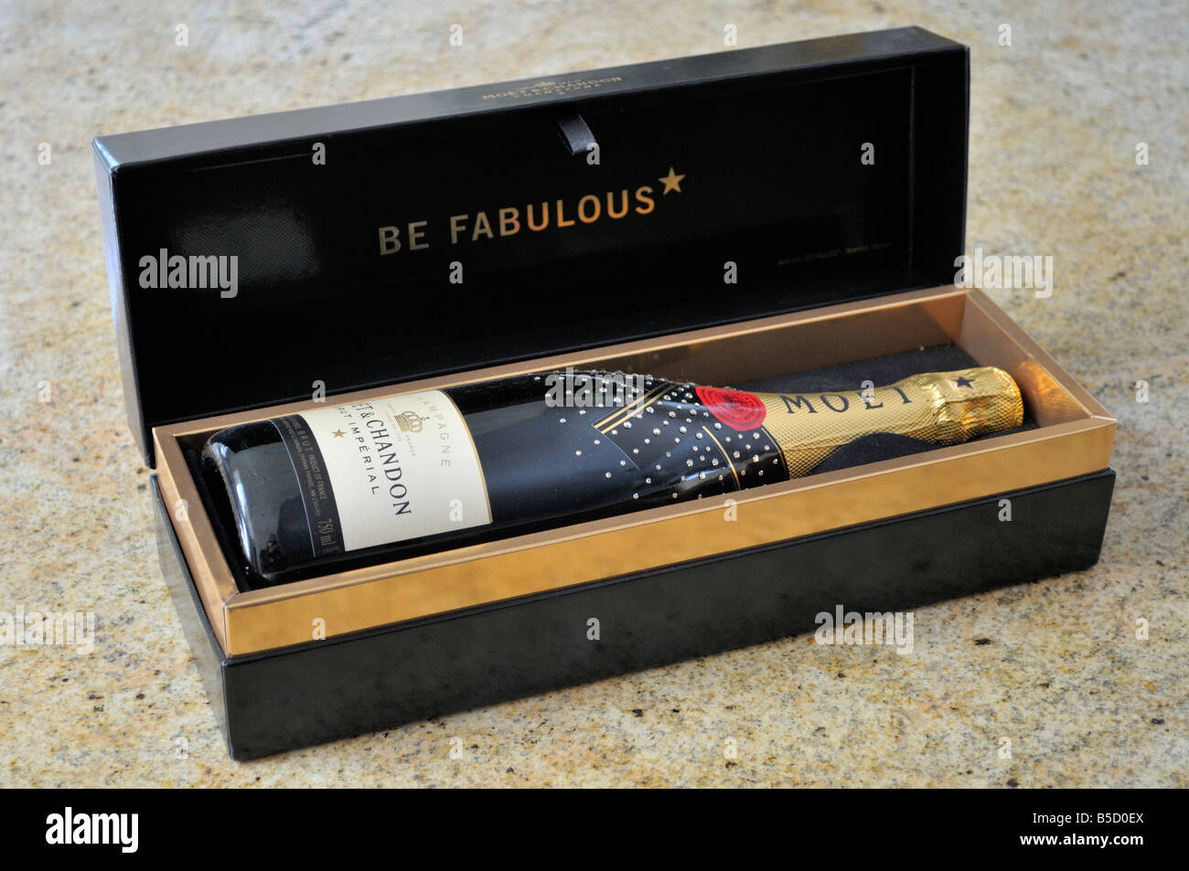 Box of Champagne Stock Photo - Alamy