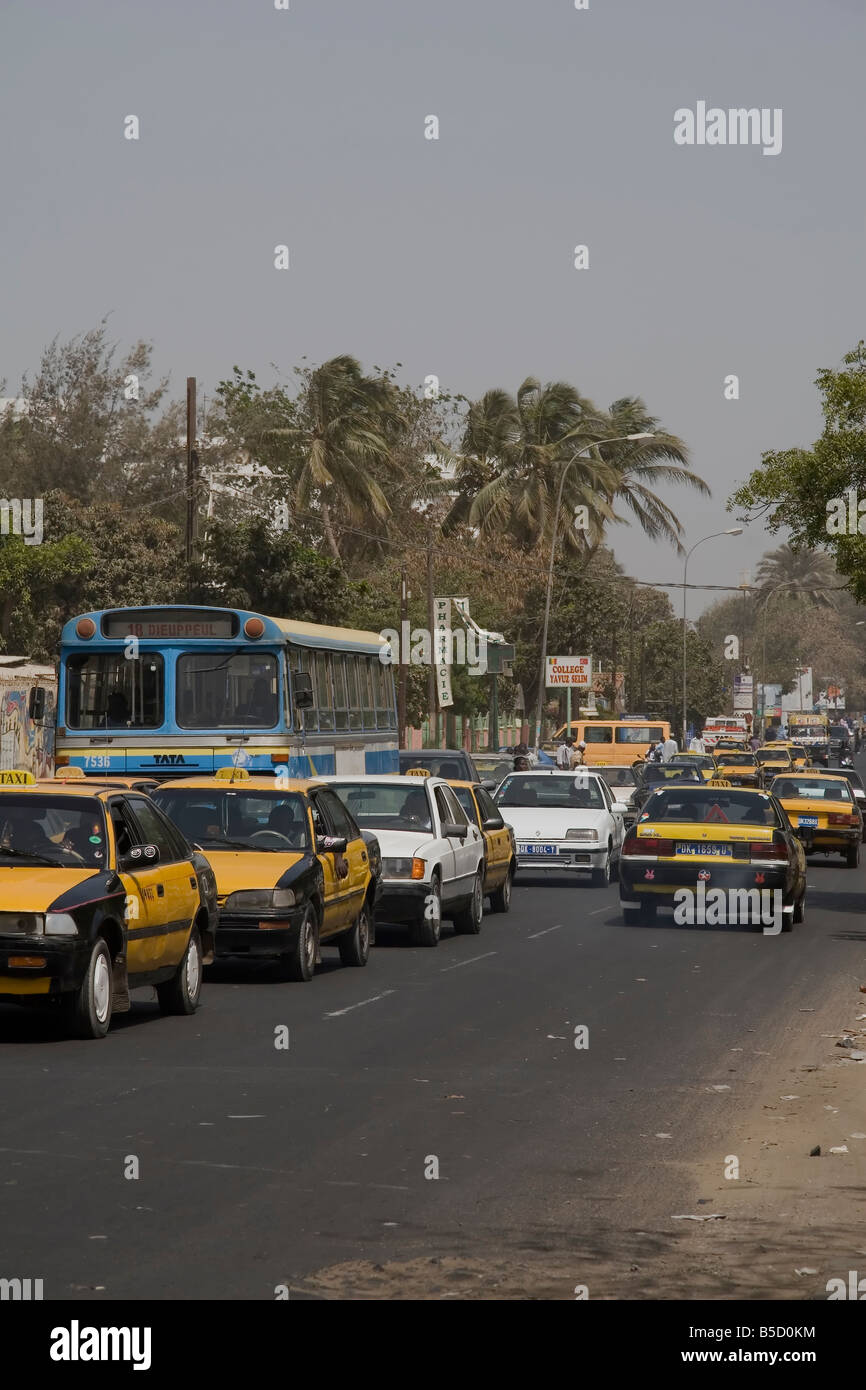Traffic in Dakar Senegal Stock Photo - Alamy